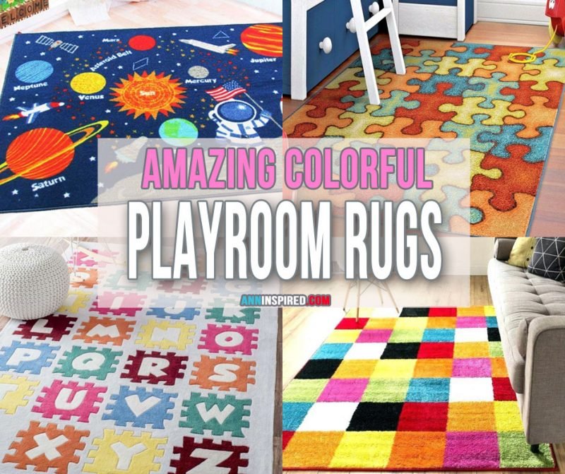 Amazing Colorful Playroom Rug Ideas | Ann Inspired