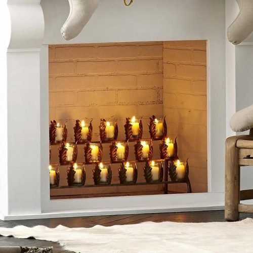 Candle Holders for Fireplace Hearth | Ann Inspired