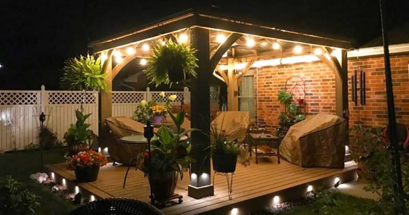 15 Special Gazebo Lighting Ideas | Ann Inspired